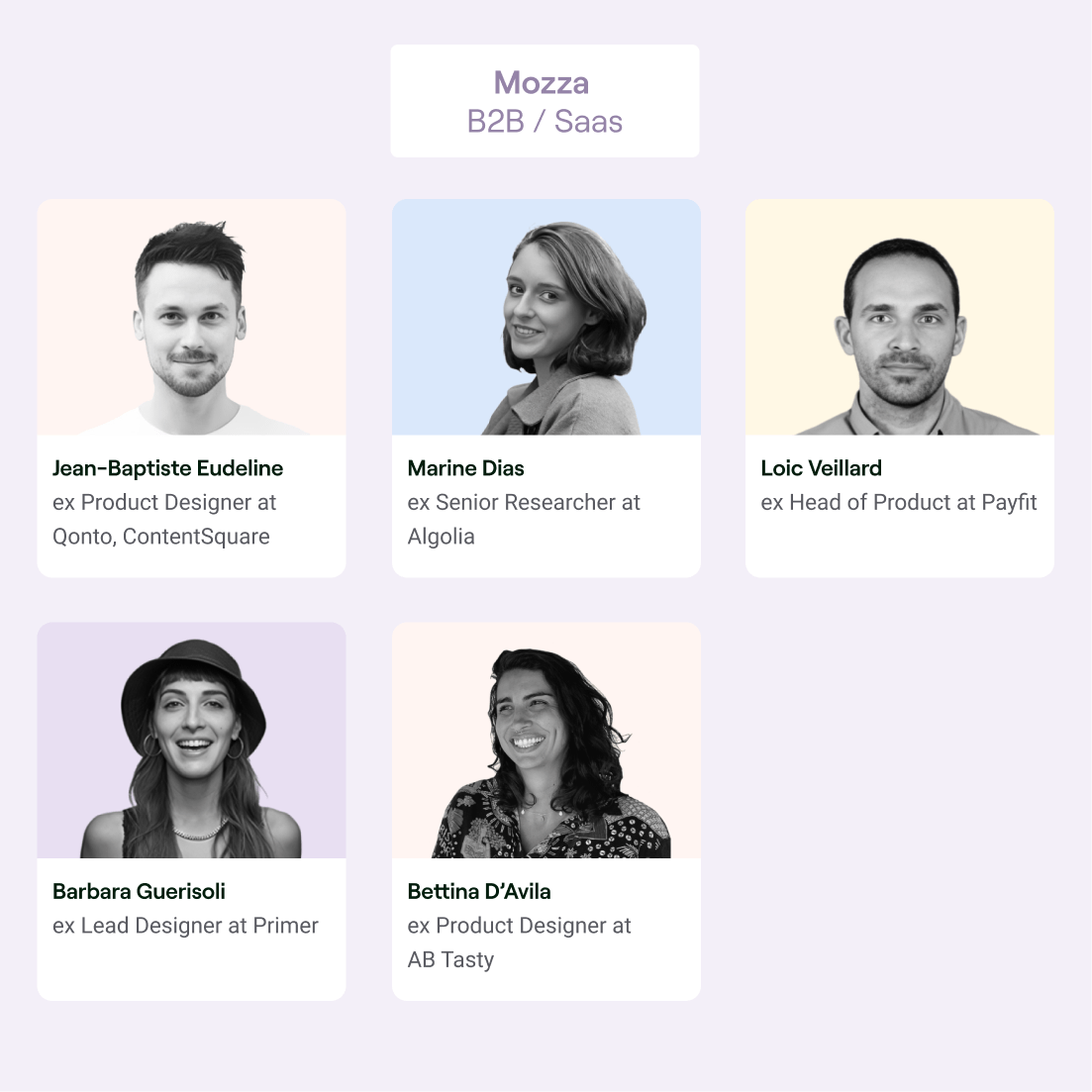 Mozza - Product studio